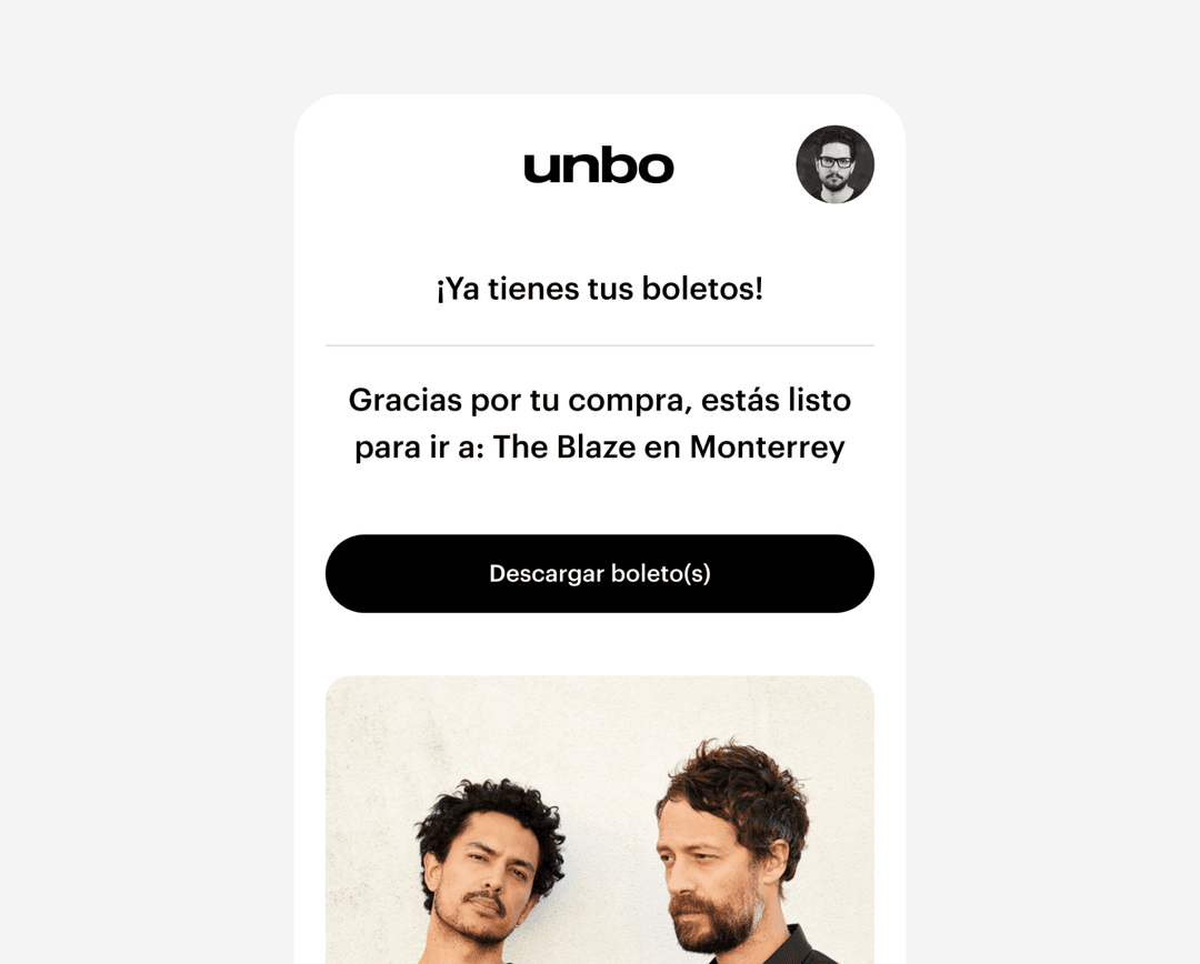 Unbo | Revoluciona la venta de boletos
